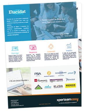 XPERTEAM-EASY | e-learning - ELUCIDAT | OUTIL AUTEUR | LCMS